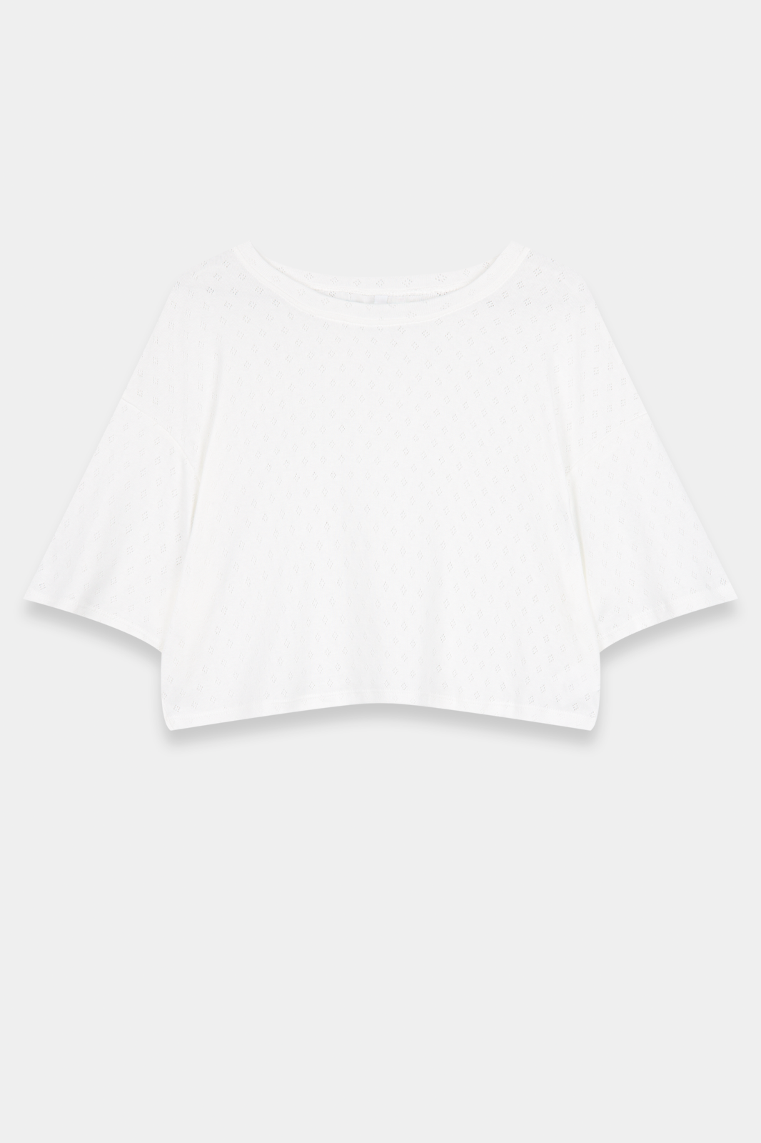 Openwork Crop Top | Women \ Pajamas Women \ Tops Women \ View all | HIBOU Openwork Crop Top | Women \ Pajamas Women \ Tops Women \ View all | HIBOU